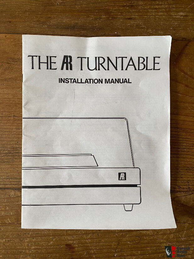 AR turntable XE 100954 (Apr 1984) with Basik Plus arm and (new) AT ...
