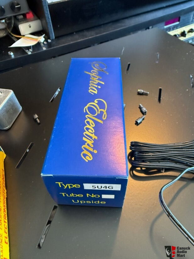 Sophia Electric Blue Glass 5U4G Rectifier Tube - free shipping For Sale ...