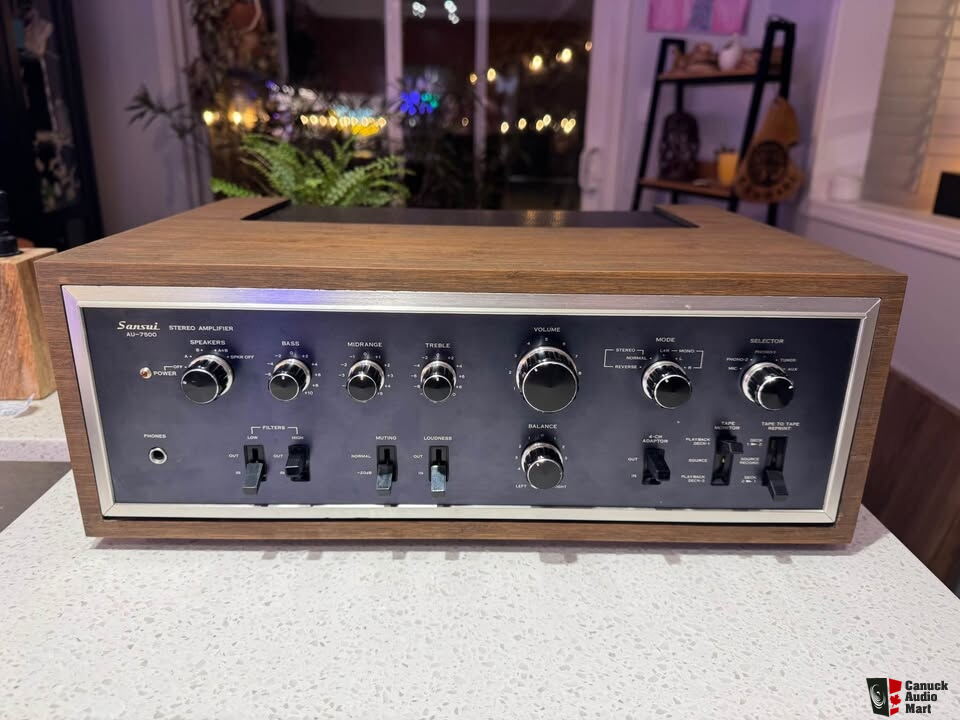 Fully Restored Sansui AU-7500 Amplifier Photo #5519027 - Canuck Audio Mart