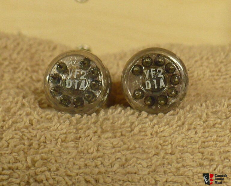 1 Vintage Pair Of Valvo VF2 Coded ECC81 12at7 Preamplifier Tubes Same ...