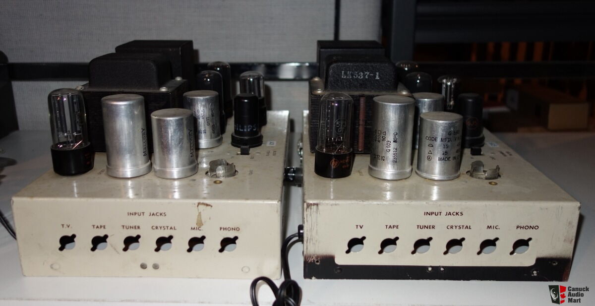 Electrohome PA300 6V6 push amplifier PAIR Photo #5523168 - US Audio Mart
