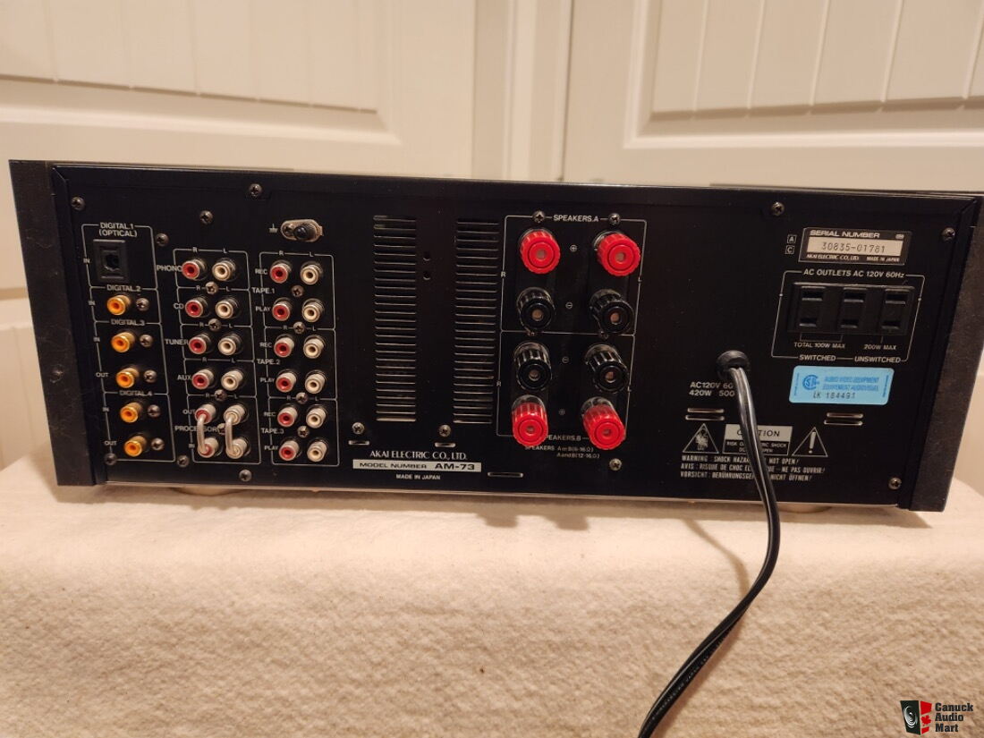 Akai AM-73 Digital Integrated Amplifier Photo #5523886 - UK Audio Mart