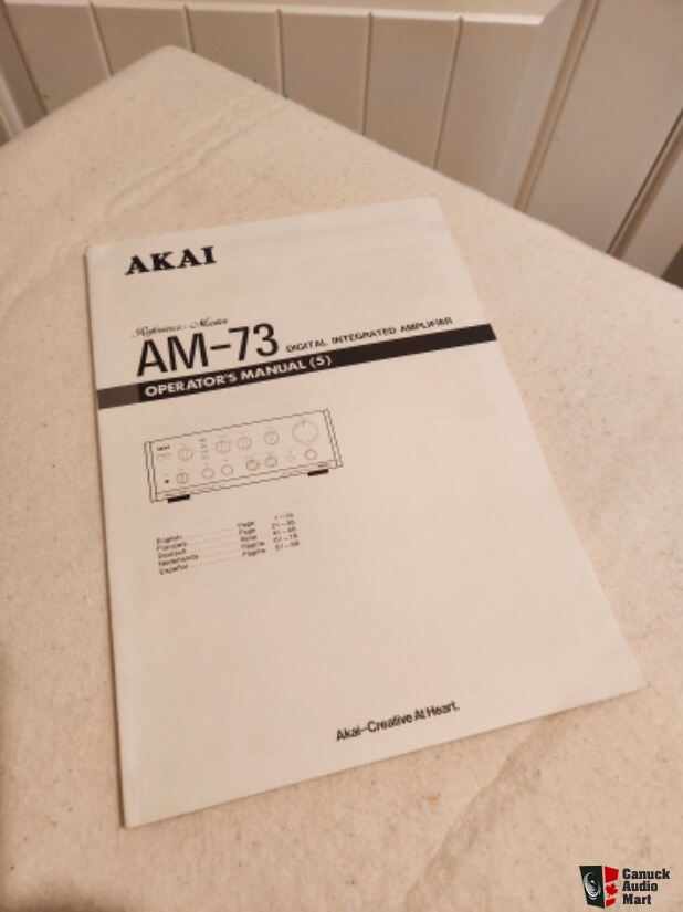 Akai AM-73 Digital Integrated Amplifier Photo #5523886 - UK Audio Mart