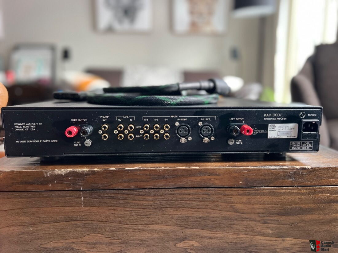 Krell KAV-300i Integrated Amplifier - High-End Audiophile Classic Photo ...