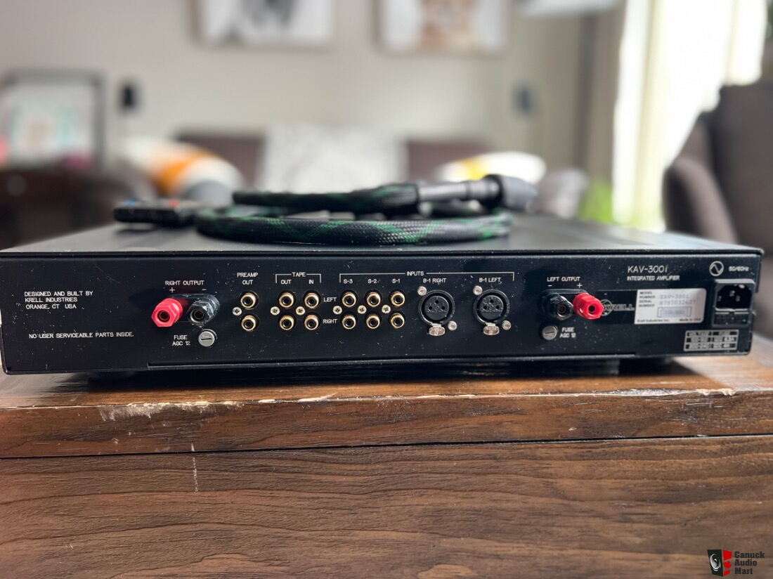Krell KAV-300i Integrated Amplifier - High-End Audiophile Classic Photo ...