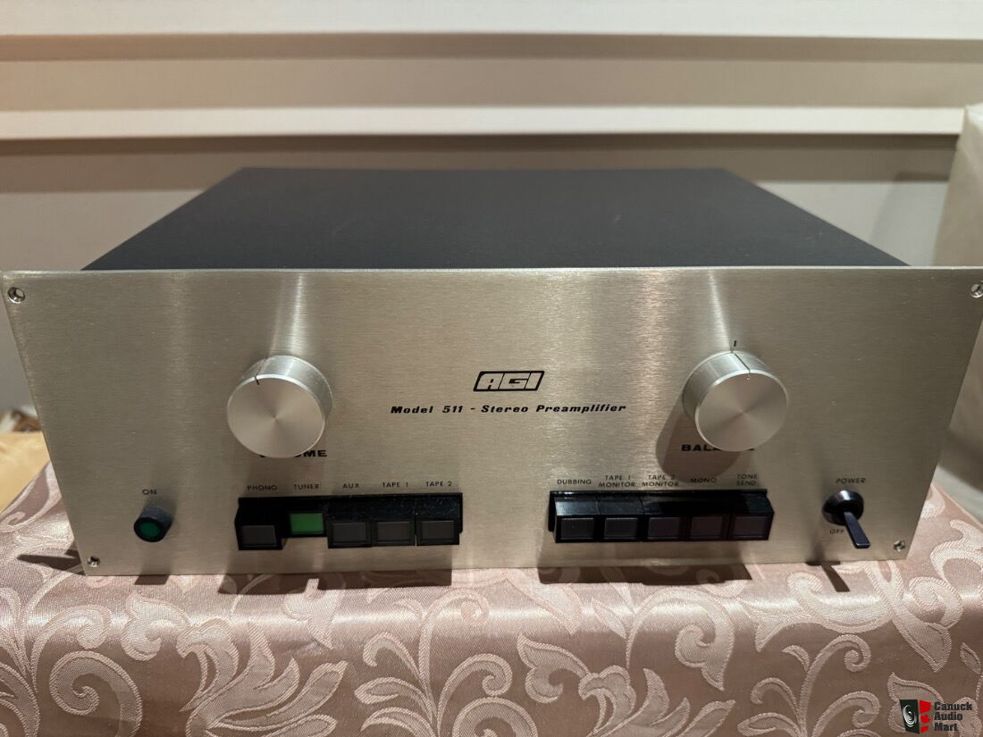 AGI 511 Pre-Amplifer, Black Gates + Mundorf E-Caps For Sale - Canuck ...