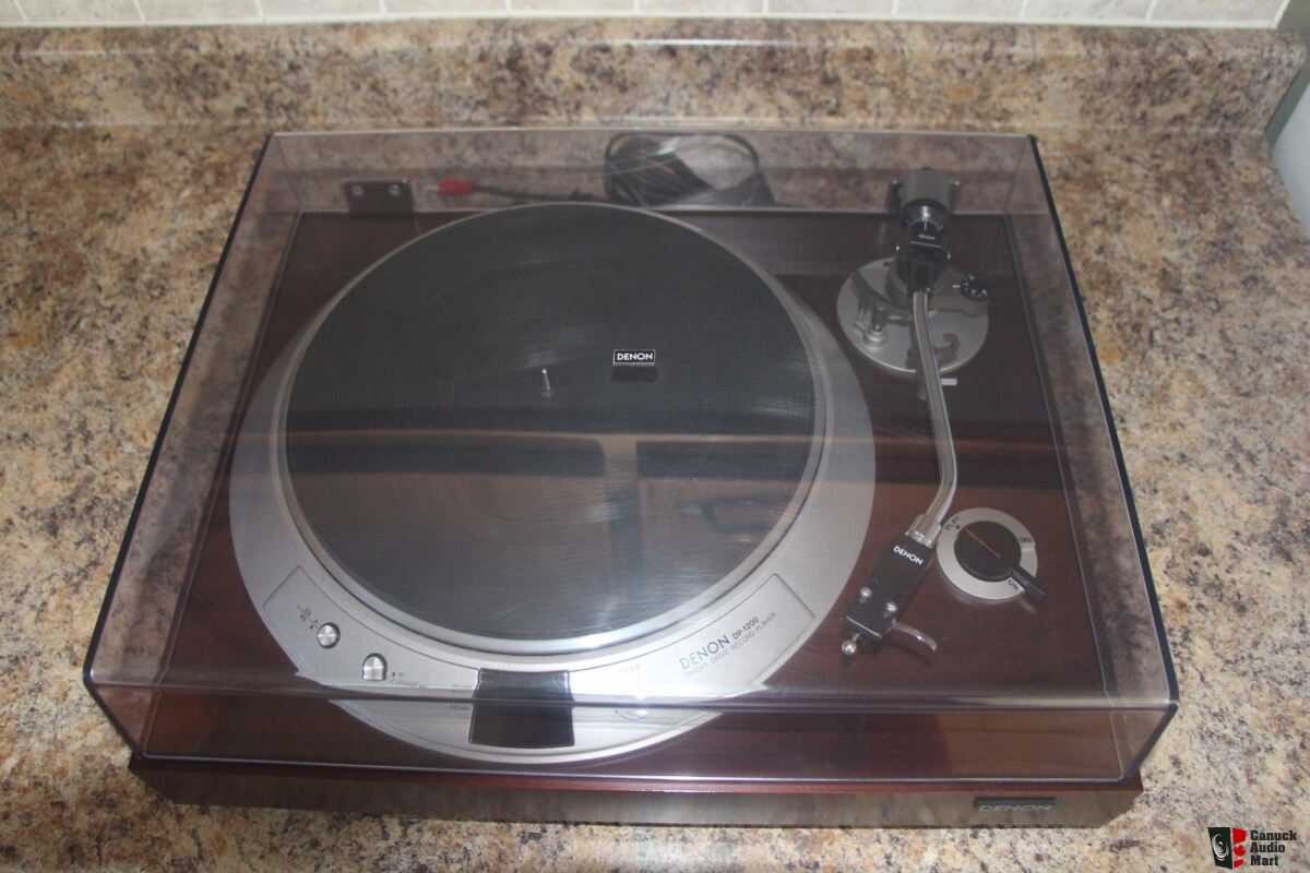 Denon DP-1200 Vintage Turntable, TABLE TOURNANTE, direct drive. Very ...