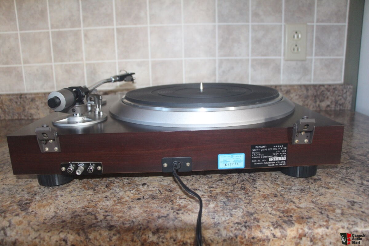 Denon DP-1200 Vintage Turntable, TABLE TOURNANTE, direct drive. Very ...