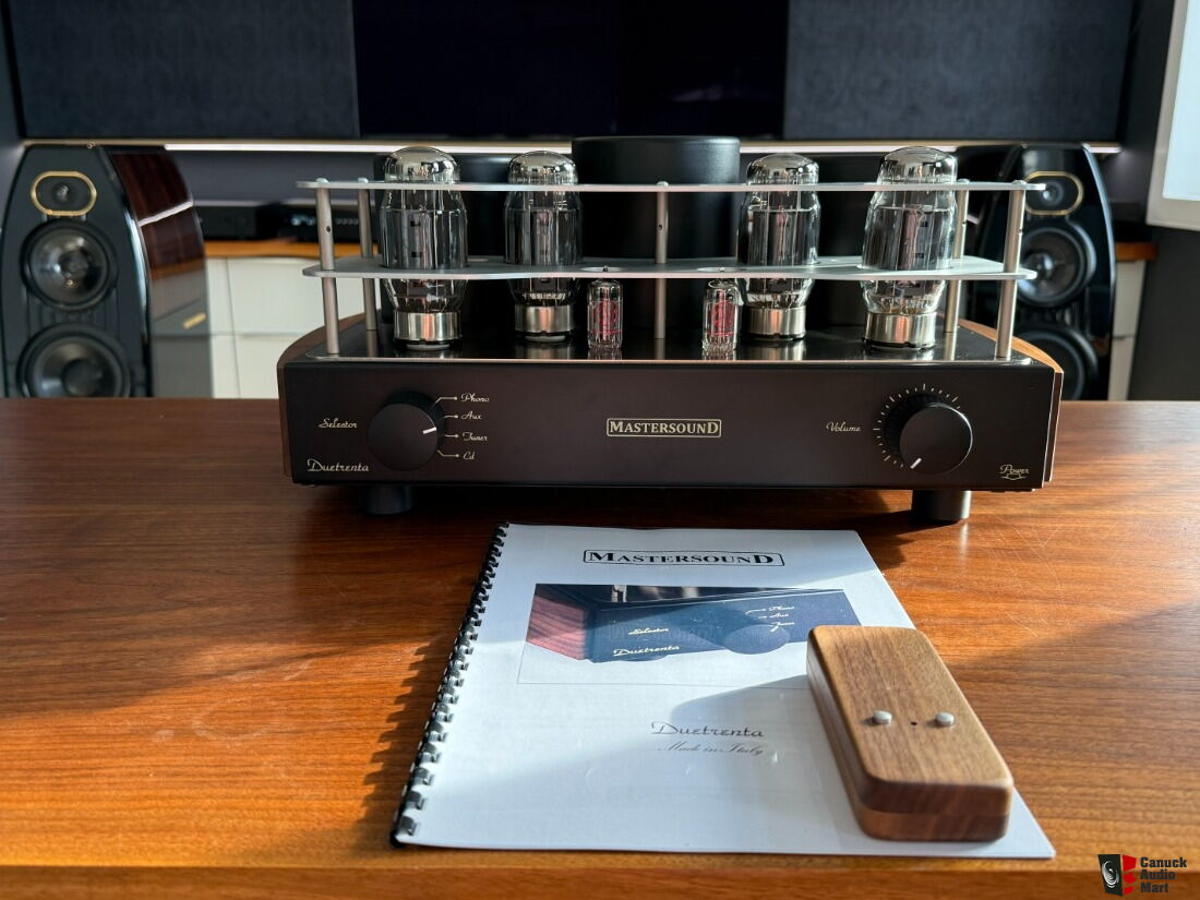 Mastersound DueTrenta Integrated Amplifier - Hand made in Italy ...