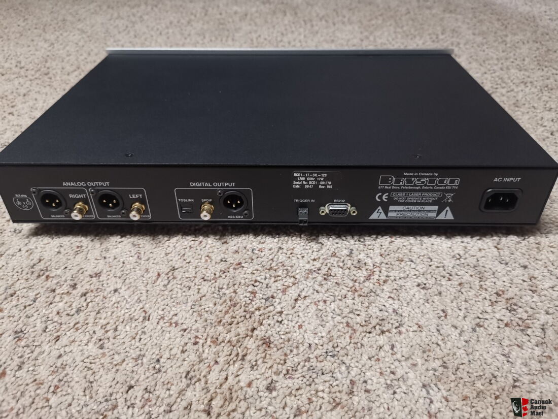 Bryston BCD-1 CD player Photo #5537432 - Canuck Audio Mart