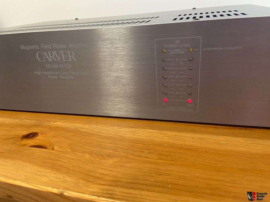 Carver M-1.5t Power Amplifier - Restored Photo #5539004 - Canuck Audio Mart