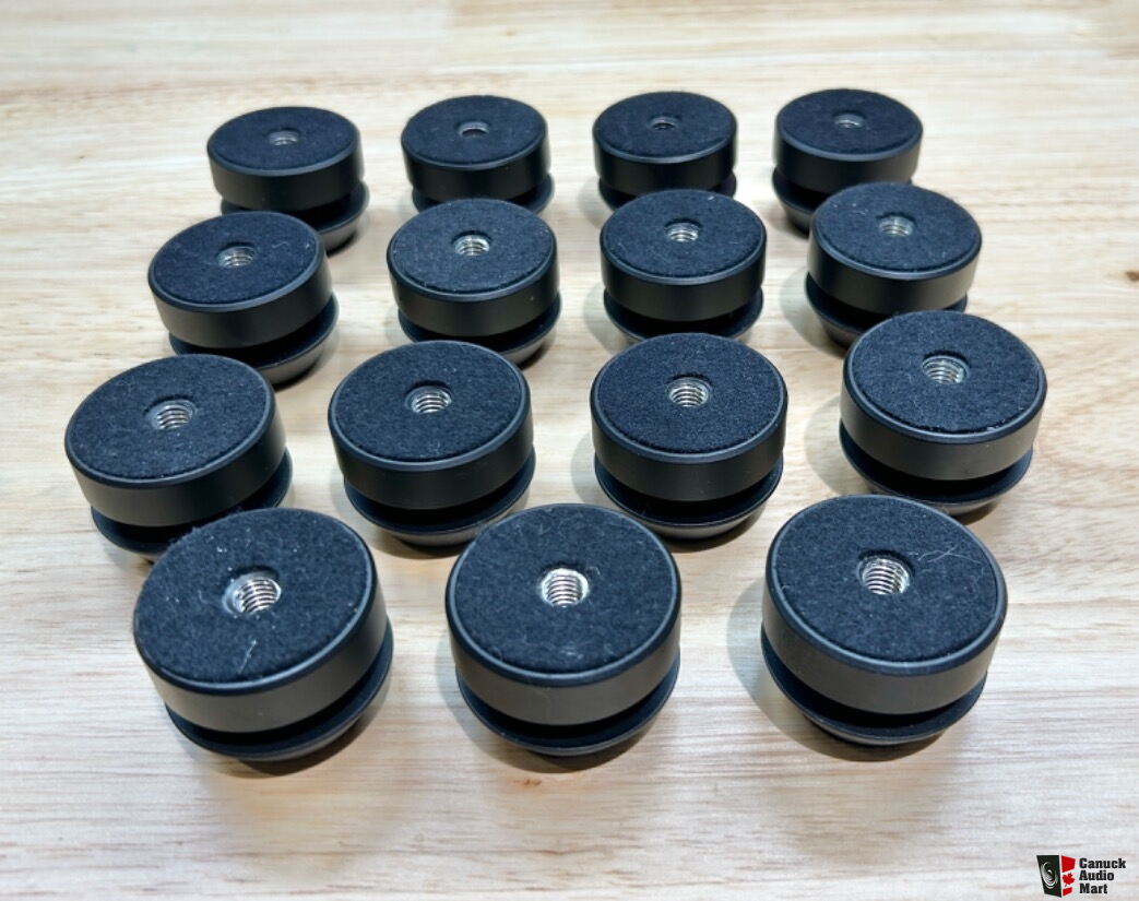 Isolation footers for components and turntables 15 pieces Photo ...