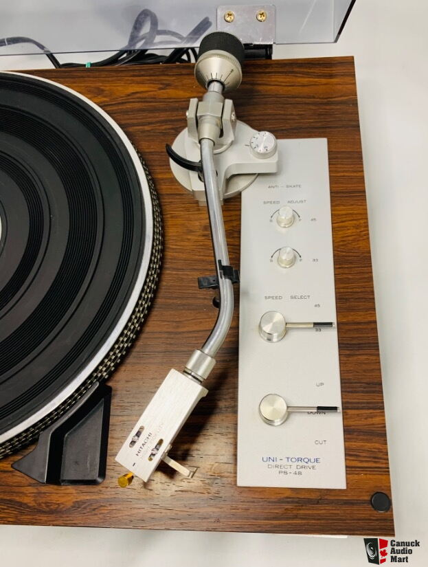 Hitachi PS-48 Semi Automatic Direct Drive Turntable (Japan) Photo ...