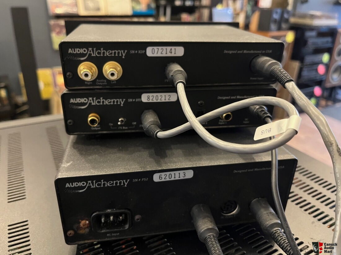 Audio Alchemy Power Station Two, and DAC. 3 pieces. As Is Photo ...