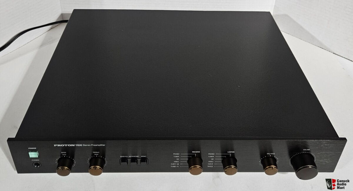 Recapped & Serviced Proton 1100 Preamplifier Photo #5551672 - Canuck ...