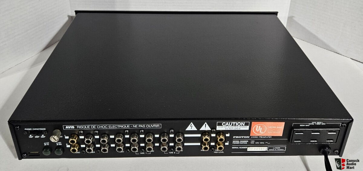 Recapped & Serviced Proton 1100 Preamplifier Photo #5551670 - Canuck ...