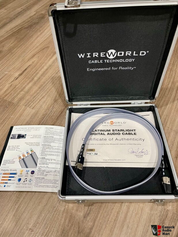 Wireworld Platinum 8 Ethernet cable 1m Photo #5552863 - Canuck Audio Mart