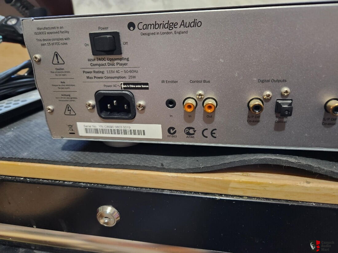 Cambridge Audio azur 740C-S Upsampling CD Player Photo #5553494 - UK ...