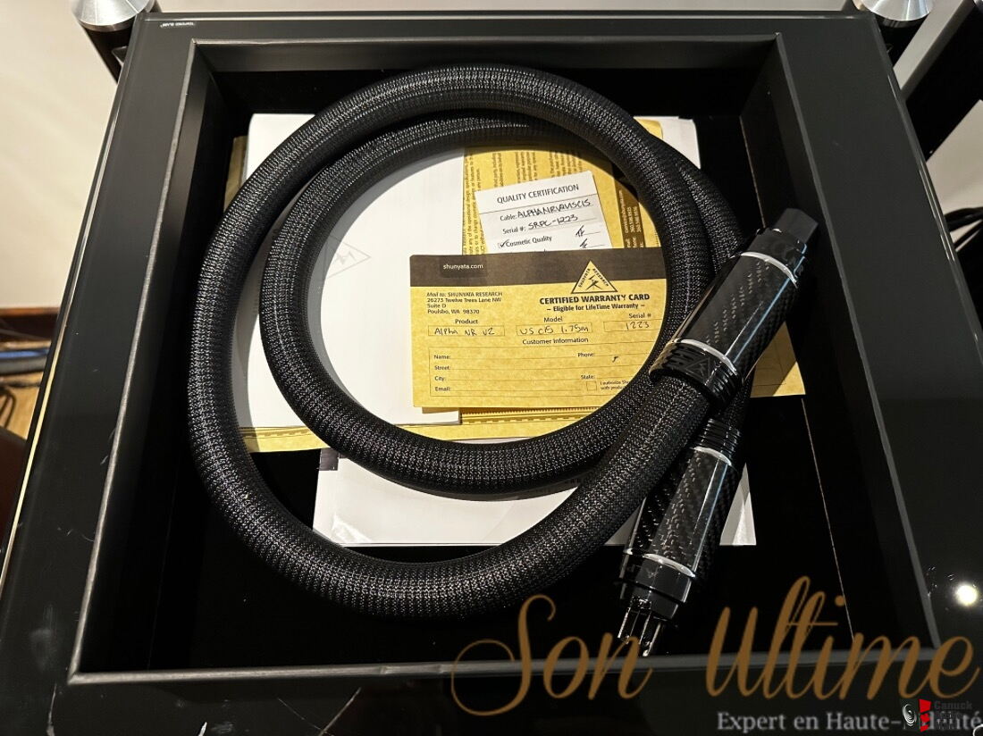 Shunyata Alpha v2 NR 15A 1.75M (Used) Photo #5554748 - Canuck Audio Mart