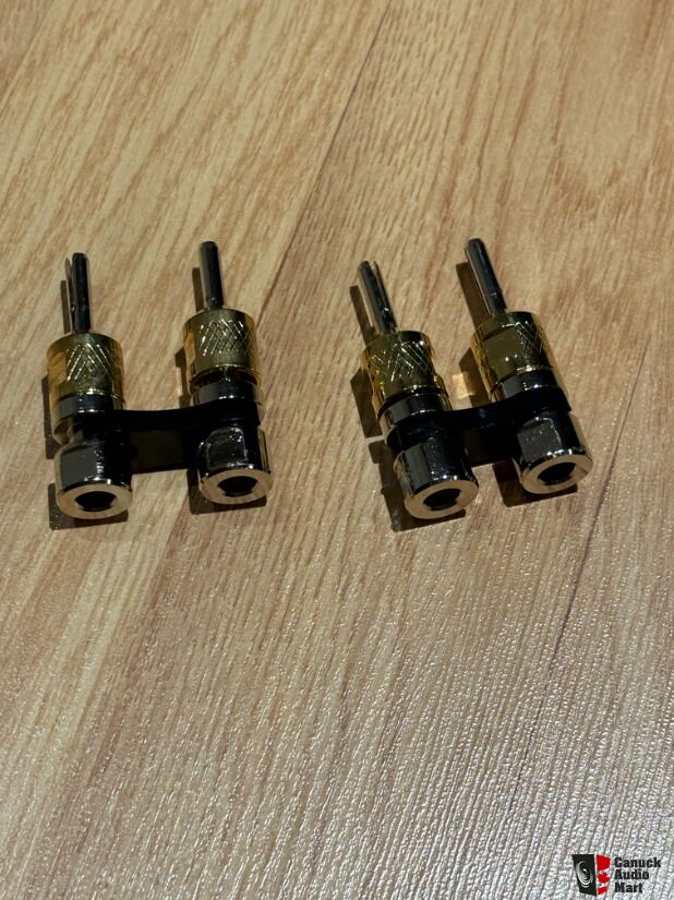 Cardas spades to banana plugs adapters For Sale - UK Audio Mart