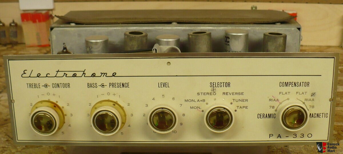 Vintage Electrohome PA 330 Integrated Tube Amplifier For Sale - US ...