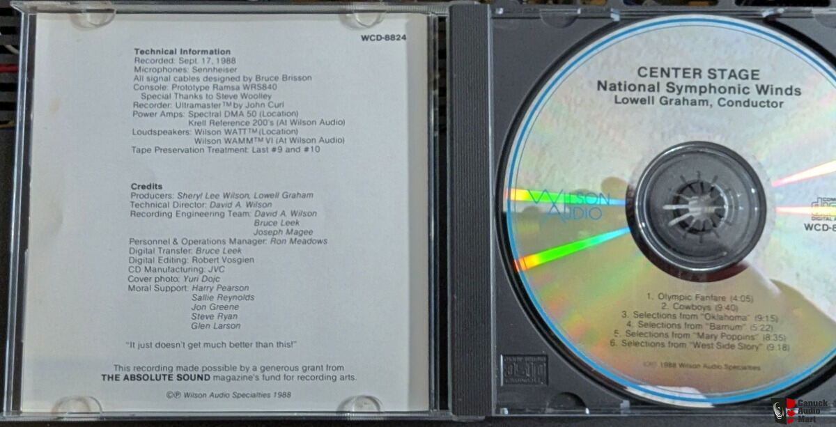 Wilson Audio, Ultimate Master Disc, Master Sound, MFSL CD's Photo ...