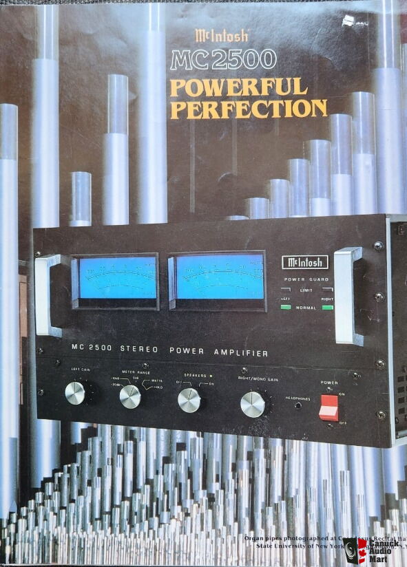 McIntosh MC2500 Amp + C34V Preamp + SCR2 Recently Serviced+ bonus ...