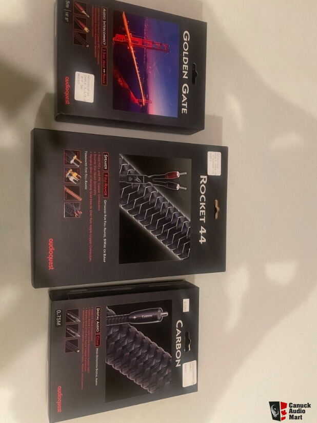 AudioQuest Rocket Speaker Cable 8ft Banana Ends For Sale - Canuck Audio ...