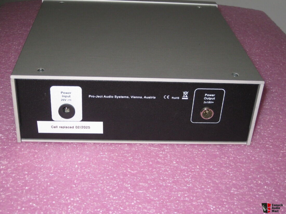 Pro-Ject Power Box RS Phono Rechargeable Lithium battery power supply ...