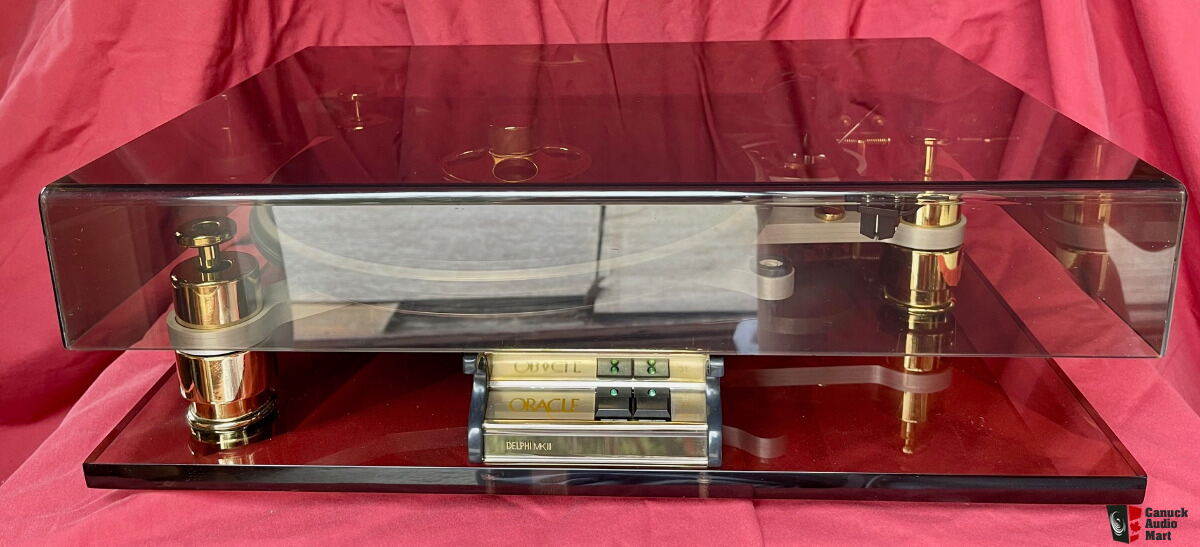 One Of A Kind Oracle Delphi MK III Plus Turntable w Audio Note Tonearm ...