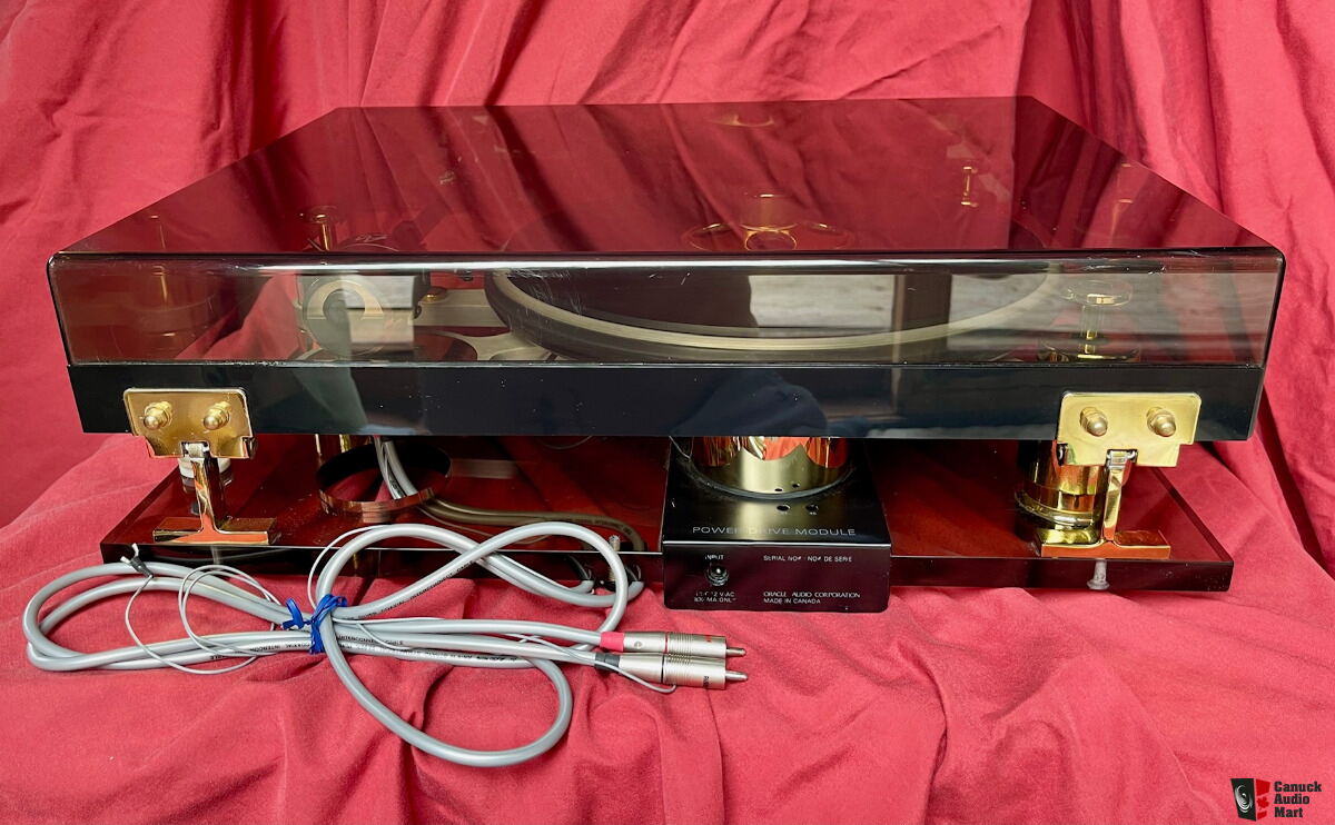 One Of A Kind Oracle Delphi MK III Plus Turntable w Audio Note Tonearm ...