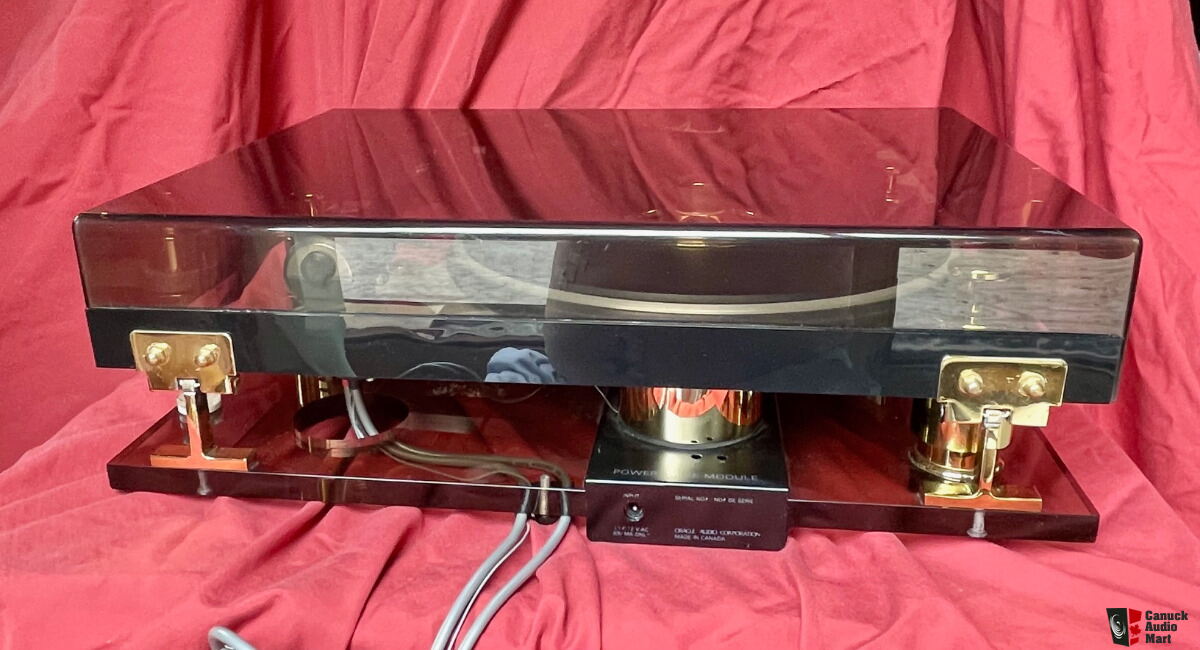 One Of A Kind Oracle Delphi MK III Plus Turntable w Audio Note Tonearm ...