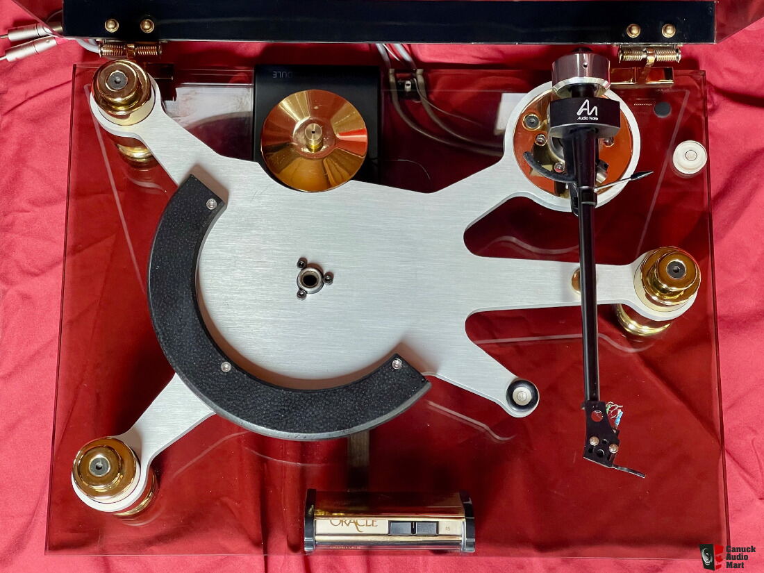One Of A Kind Oracle Delphi MK III Plus Turntable w Audio Note Tonearm ...