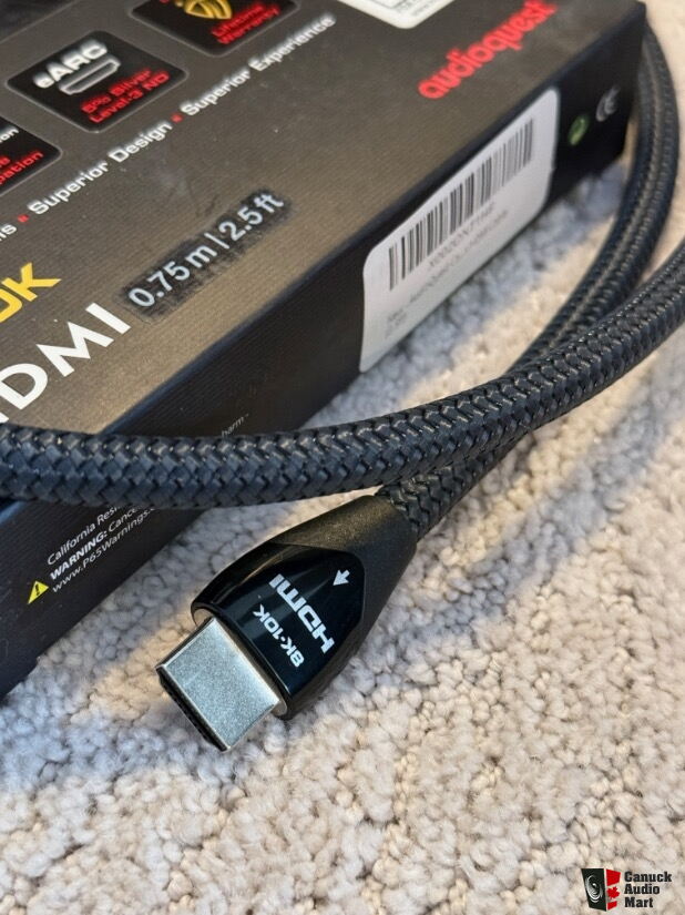 Audioquest Carbon 48 HDMI Cable .75M Photo #5562698 - Canuck Audio Mart