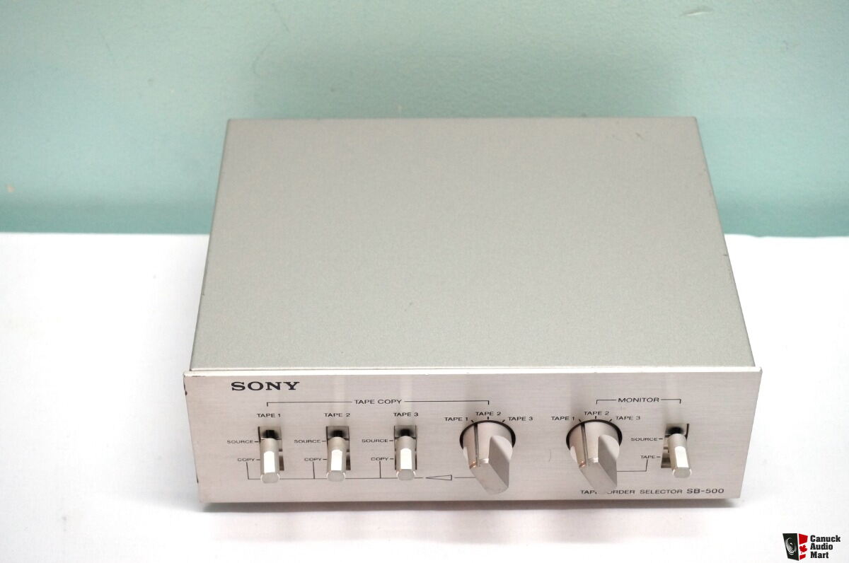 Sony SB-500 Selector Switch Box for up to 3 tape recorders - Made in ...