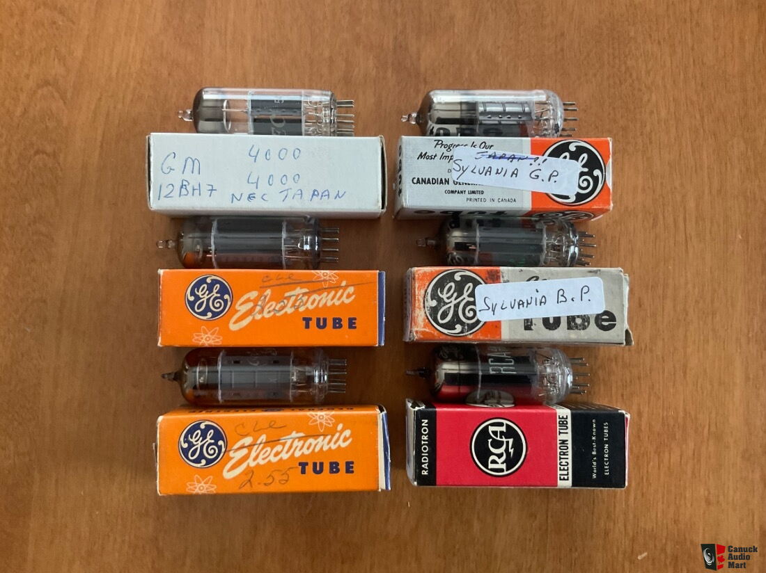 Tubes 12BH7 variés For Sale - Canuck Audio Mart
