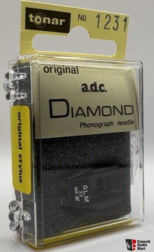 Tonar 1231OR/ADC R-SQ 30 original stylus for ADC and NAD cartridges For ...