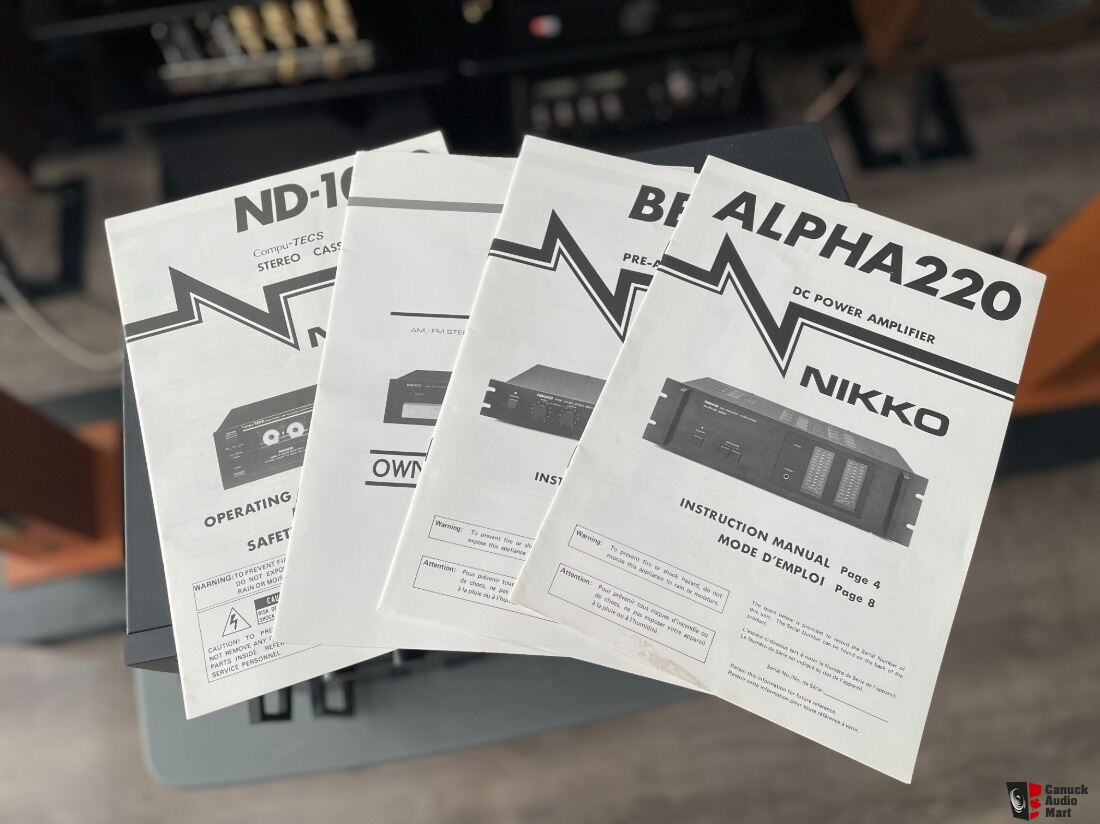 Nikko - Alpha 220 / Beta 20 / ND-1000 / NT-790 + stand Photo #5577303 ...