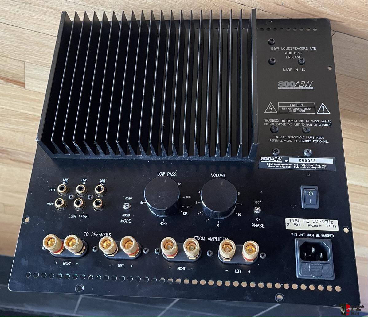 mid-1990's B&W ASW 800 subwoofer amplifier Photo #5577657 - Canuck ...