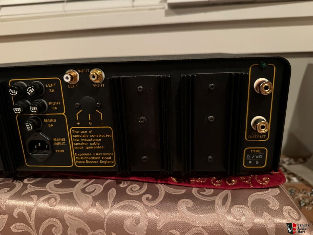 Exposure IV Dual Mono + Exposure VII Preamplifier + VI Power Supply ...