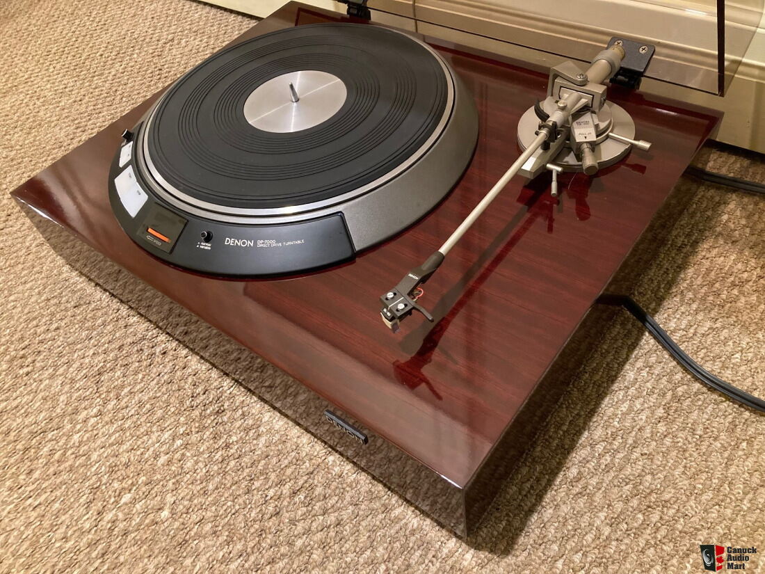 Denon DP-7000 top model direct drive turntable with long tonearm Photo ...