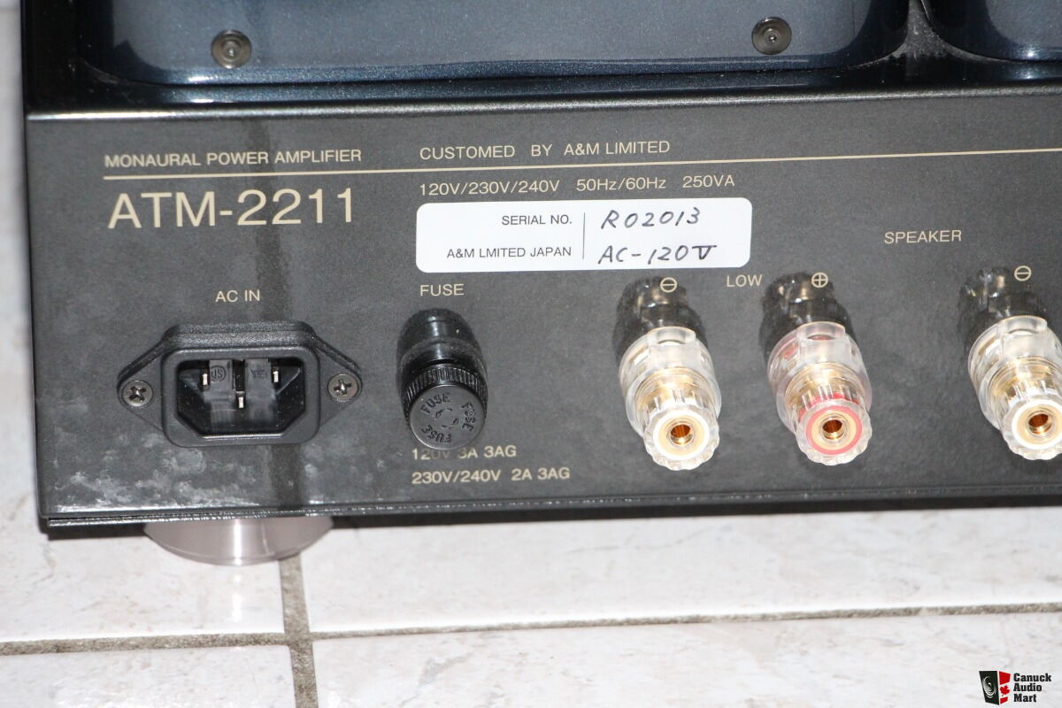 AirTight ATM-2211 monobloc amplifiers Photo #5580226 - Canuck Audio Mart