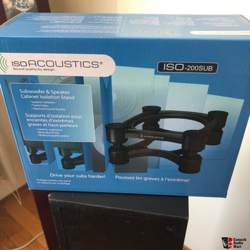 Paradigm Monitor Sub 8 & ISO stand mount Photo #5582436 - Canuck Audio Mart