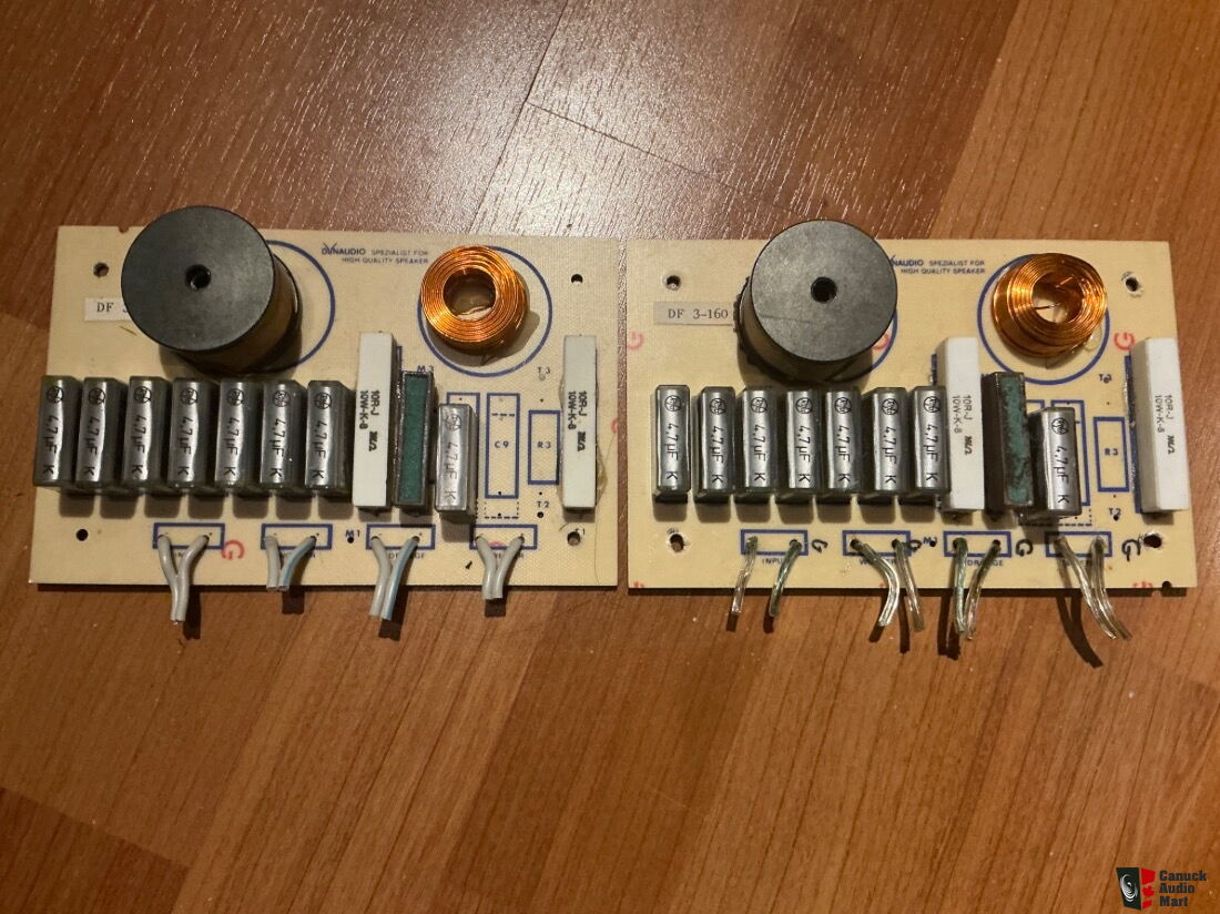 Dynaudio DF 3-160 Crossovers for D28, D5406, 21W5406 For Sale - Canuck ...