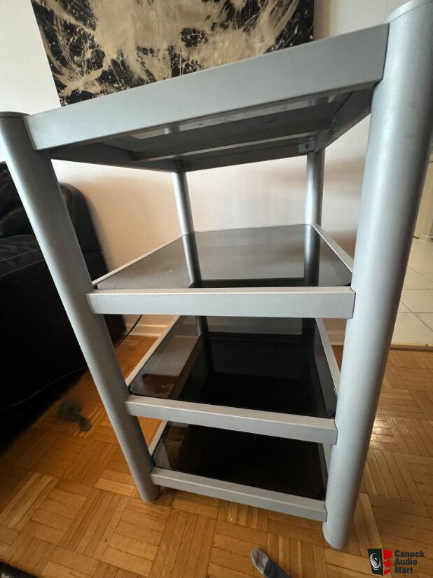 Target welded 4 shelf stand with glass shelves hf470 Photo #5583622 ...