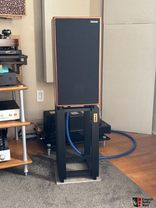 Ton Traeger stands for Harbeth C7 Photo #5583812 - Canuck Audio Mart
