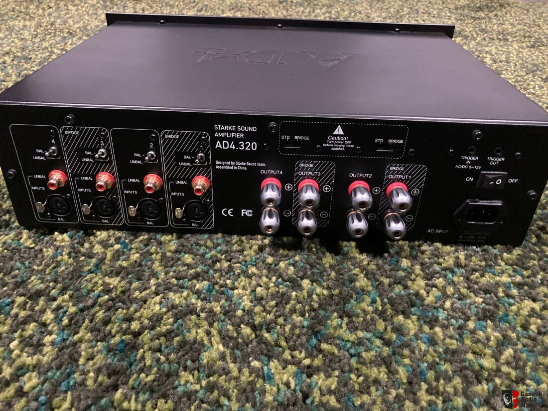 Starke AD 4.320 4 channel class D bridgeable 2 channel Photo #5584163 ...