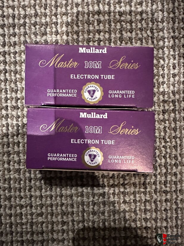 Master Mullard 10M Series 12AT7 For Sale - Canuck Audio Mart