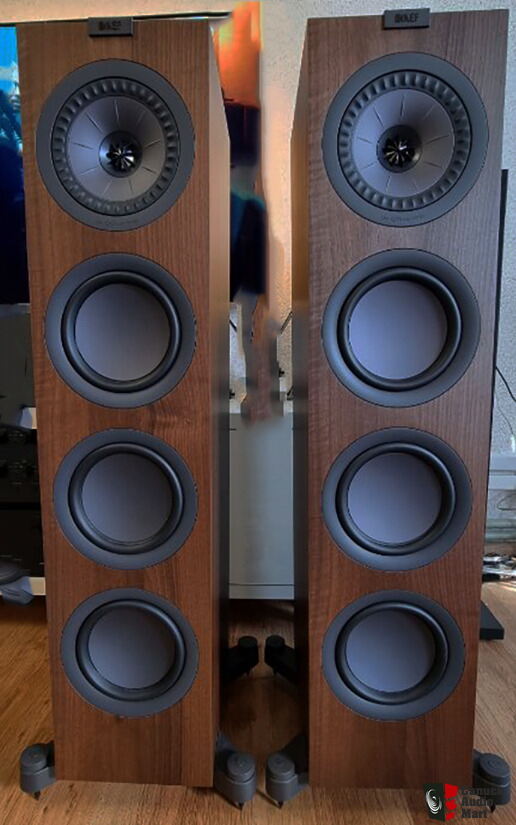 KEF Q750 Floorstanding Speakers (Walnut): Open Box B-Stock; KEF 2 Year ...