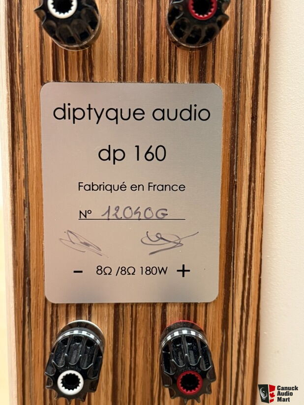 Diptyque Audio DP-160 w/ Signature crossover - Handmade in France ...